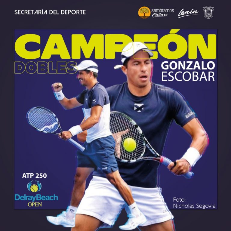Gonzalo Escobar se corona campeón en el ATP 250 – Ministerio del Deporte