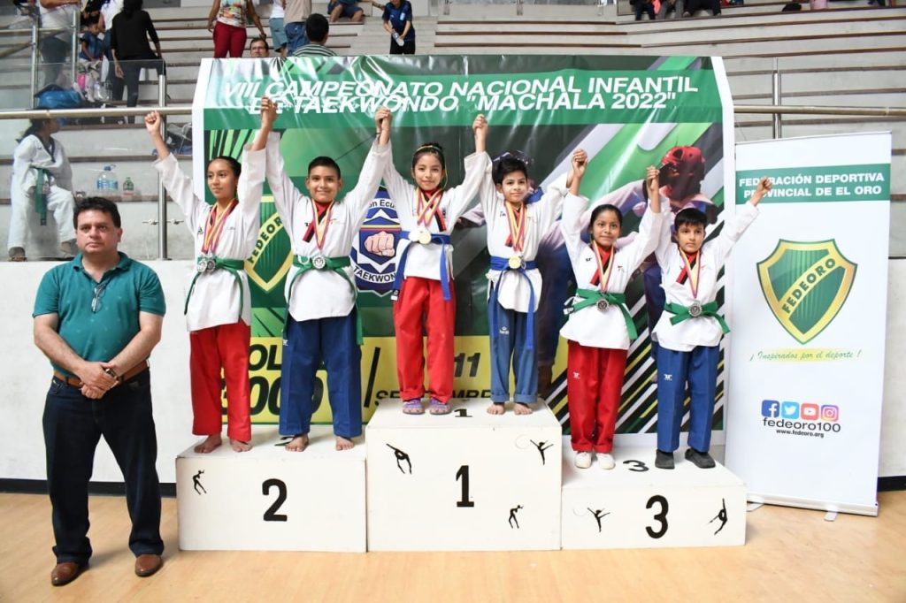 El Oro se consagra campeón nacional de Taekwondo infantil – Ministerio del Deporte